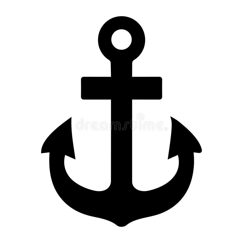 Comprobar Este Hermoso Vector De Ancla Herramienta Del Puerto De Ancla ...