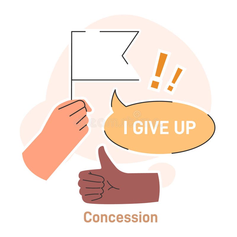 Compromise. Finding Common Ground and Search for Mutual Agreement Stock Vector - Illustration of ...