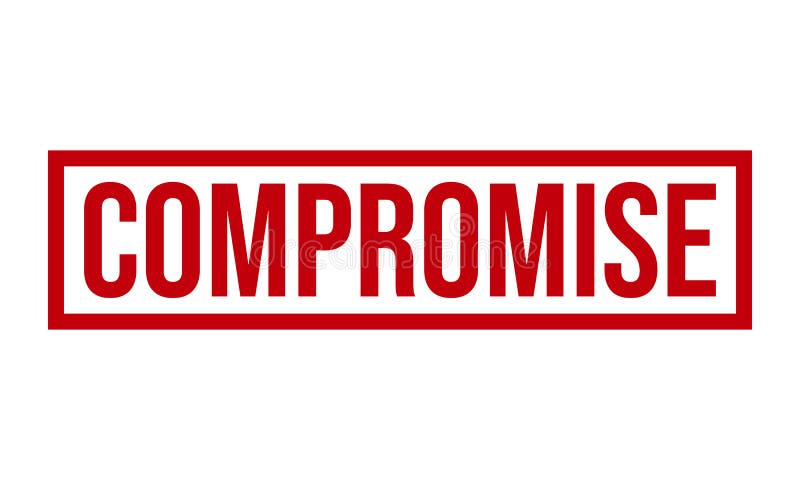 Compromise Rubber Stamp. Compromise Rubber Grunge Stamp Seal Vector ...