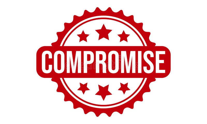 Compromise Rubber Stamp. Compromise Rubber Grunge Stamp Seal Vector ...