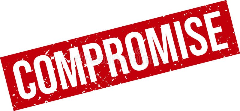 Compromise Rubber Stamp. Compromise Rubber Grunge Stamp Seal Vector ...