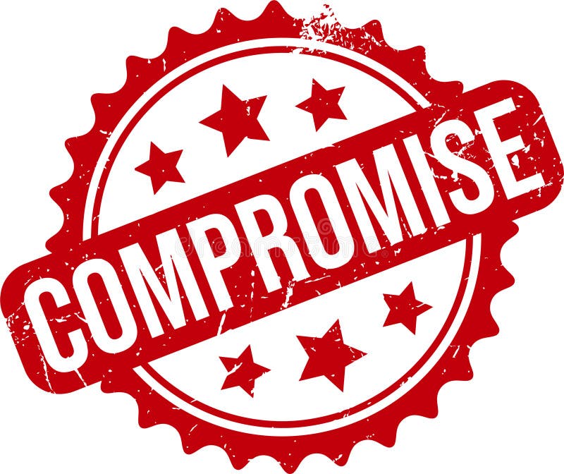 Compromise Rubber Stamp. Compromise Rubber Grunge Stamp Seal Vector ...