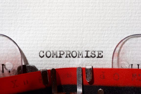 Compromise title view stock image. Image of compromise - 267284183