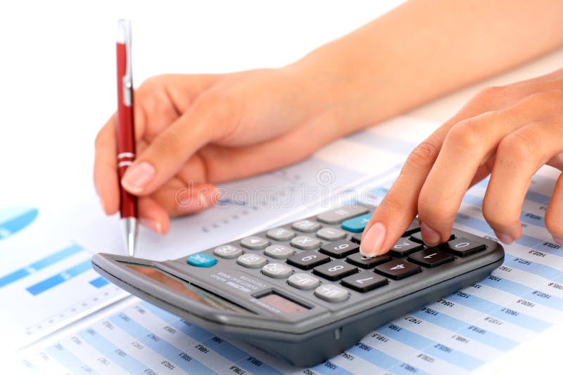 Travailler à La Comptabilité Image stock - Image of chiffre ...