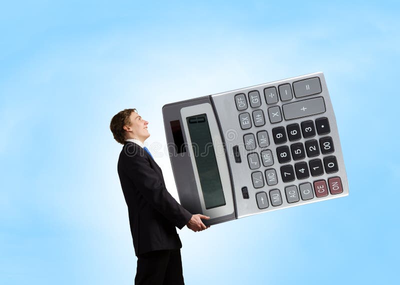 Comptable d'homme image stock. Image du affaires, comptable - 43165961