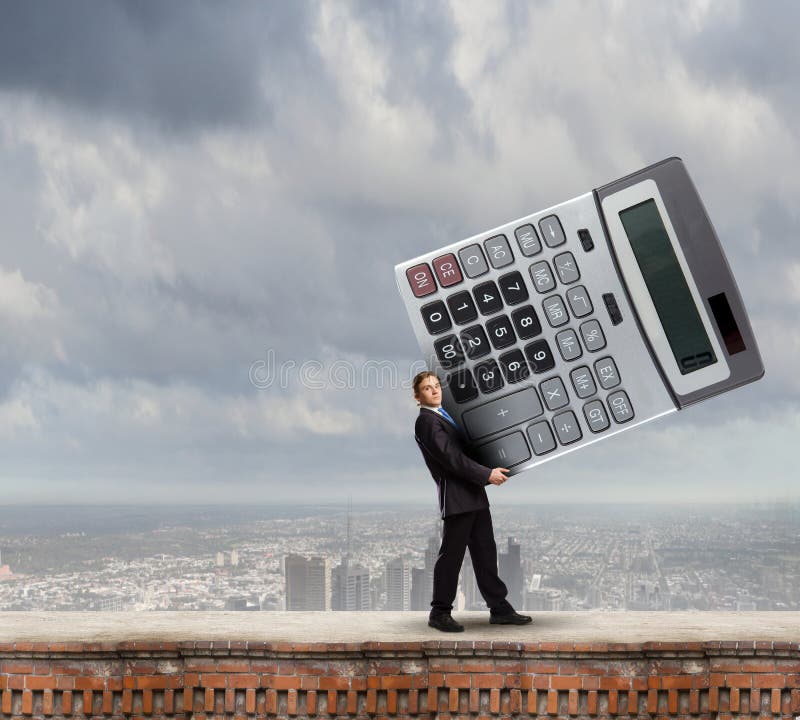 Comptable d'homme image stock. Image du affaires, comptable - 43165961