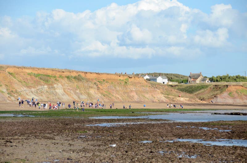 Compton Bay Beach, the Isle of Wight Stock Image - Image of blue ...
