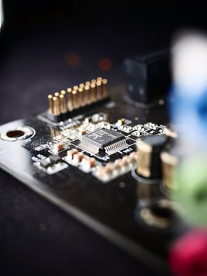 Comptuer Processor and Motherboard, Microchip Details Close View. Hi ...