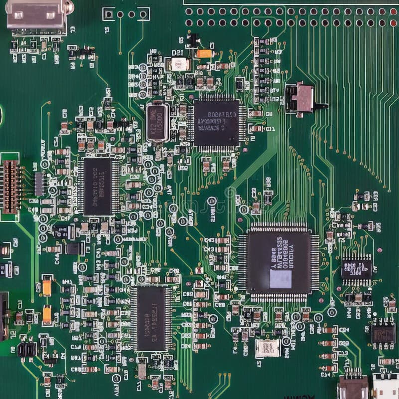 Comptuer Processor and Motherboard, Microchip Details Close View. Hi ...