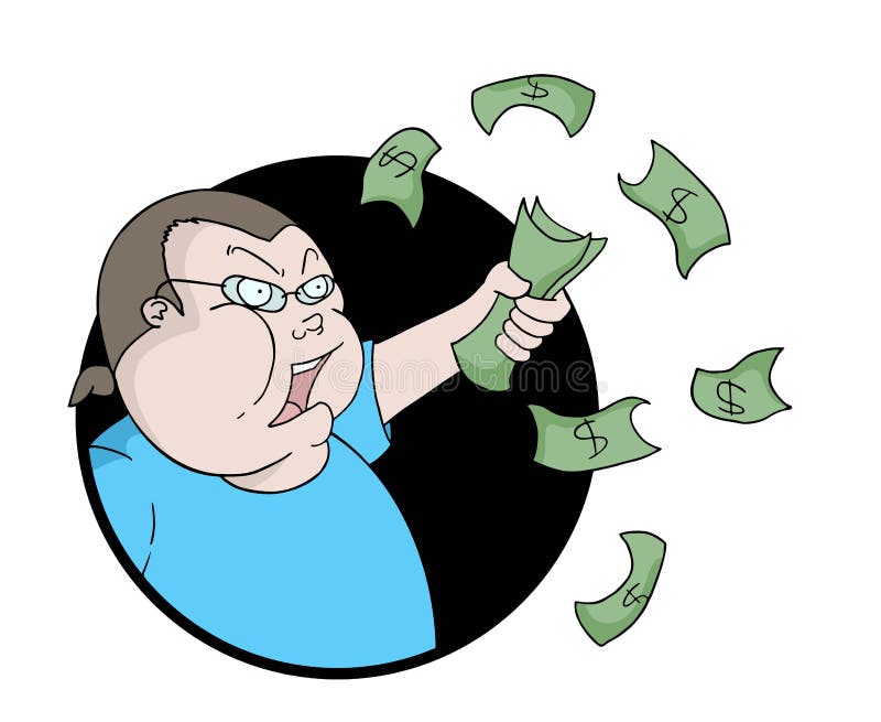 Compulsive buyer draw stock vector. Illustration of design - 161403760