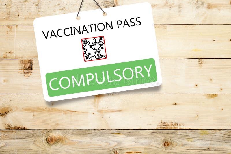 Compulsory Vaccination Pass Stock Photo - Image of corona, sanitary ...