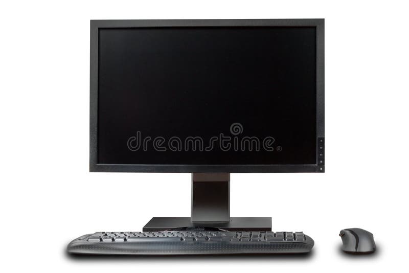 Computador moderno foto de stock. Imagem de escola, rato - 6920024