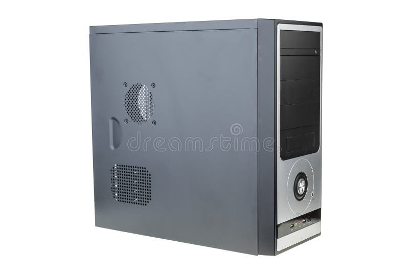 Computador pessoal preto foto de stock. Imagem de moderno - 25517216