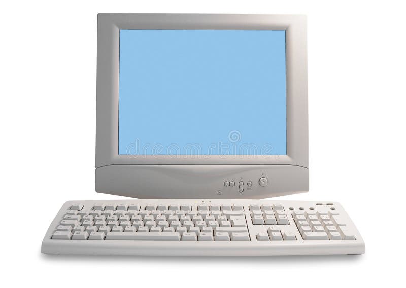 Computador velho foto de stock. Imagem de aprenda, chave - 14333404