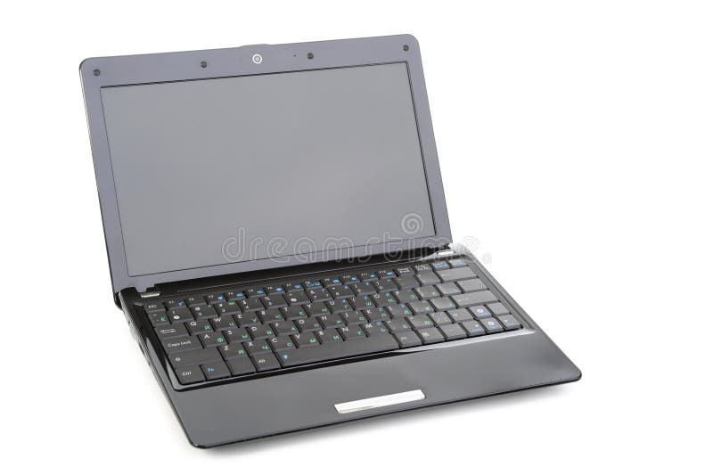 Computadora Portátil Con Mala Ecología En La Pantalla Imagen de archivo ...