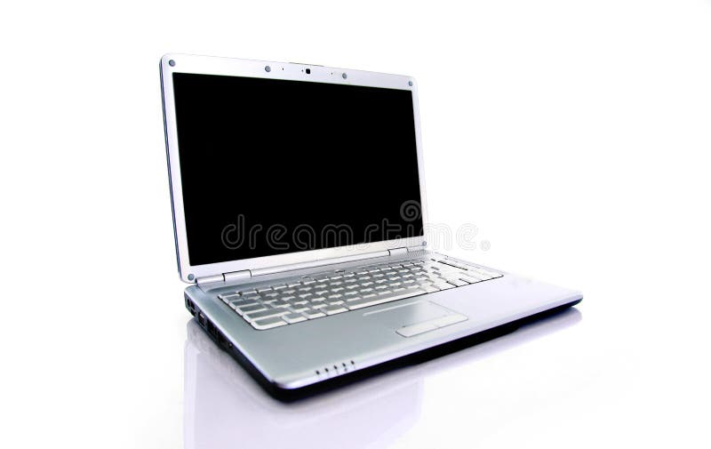 Computadora Portátil Moderna Aislada Imagen de archivo - Imagen de ...