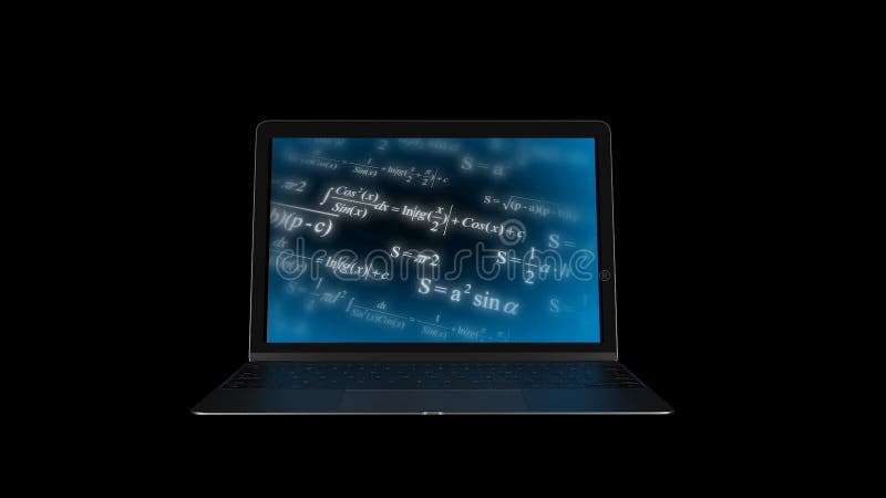 Computational Computer Power. Calculation of Complex Mathematical Data. with Alpha Channel. 22 ...