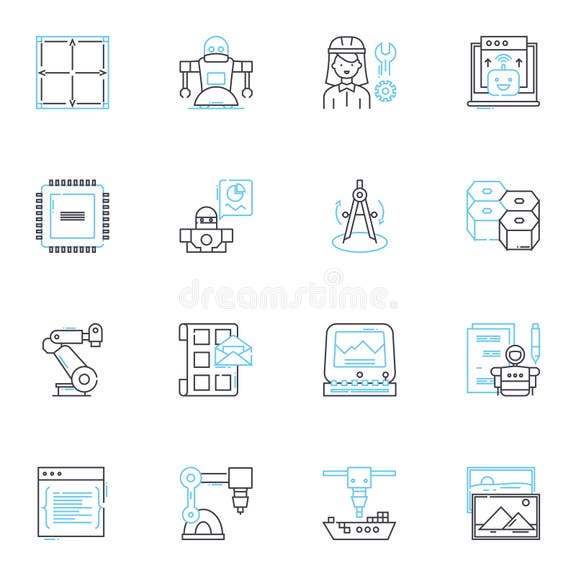 Computational Design Linear Icons Set. Algorithm, Optimization ...