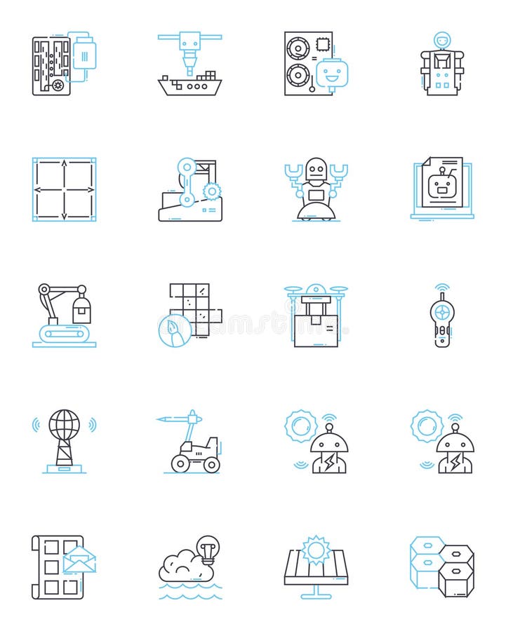 Computational Design Linear Icons Set Algorithm Optimization Simulation Generative