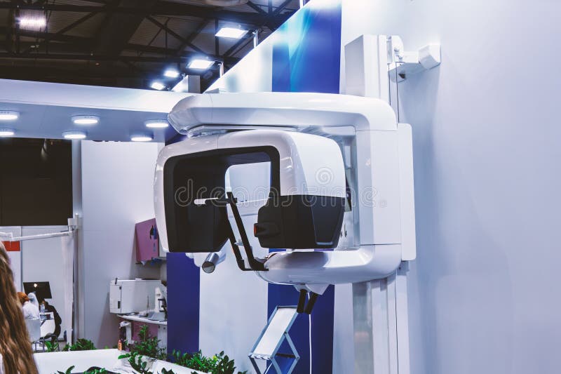 Computed Tomography. 3D Scanner of the Dental Jaw Stock Image - Image ...