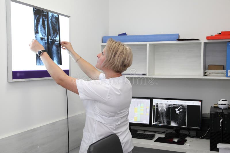 Computed Tomography Lab. Computerized Axial Tomography CAT. MRI Machine ...