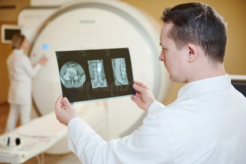 Computed Tomography or MRI Scanner Test Analysis Stock Photo - Image of ...