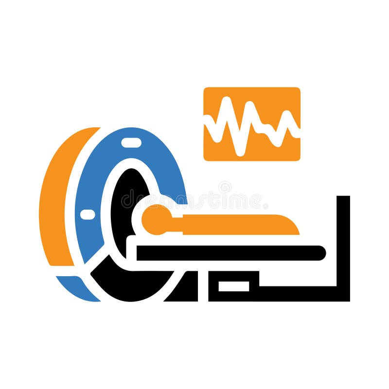 Computed Tomography Scan, Angiography, Ct, Ct Scan Icon Stock Vector ...