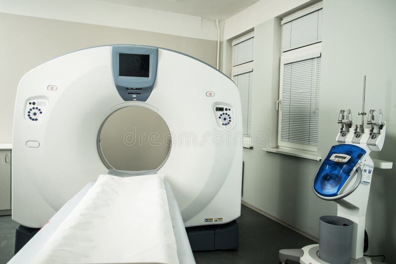 Medical CAT scan machine stock image. Image of work, technology - 13374527