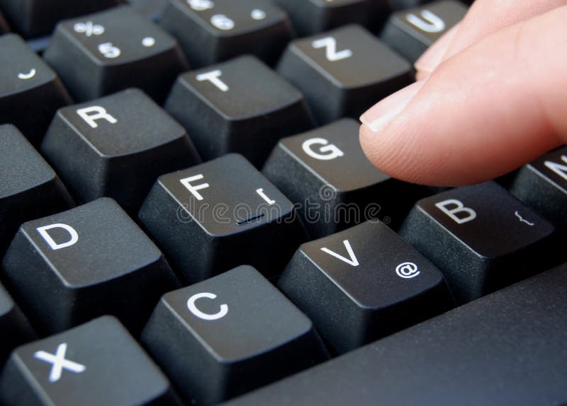 Push keyboard stock photo. Image of white, view, mail - 45854184