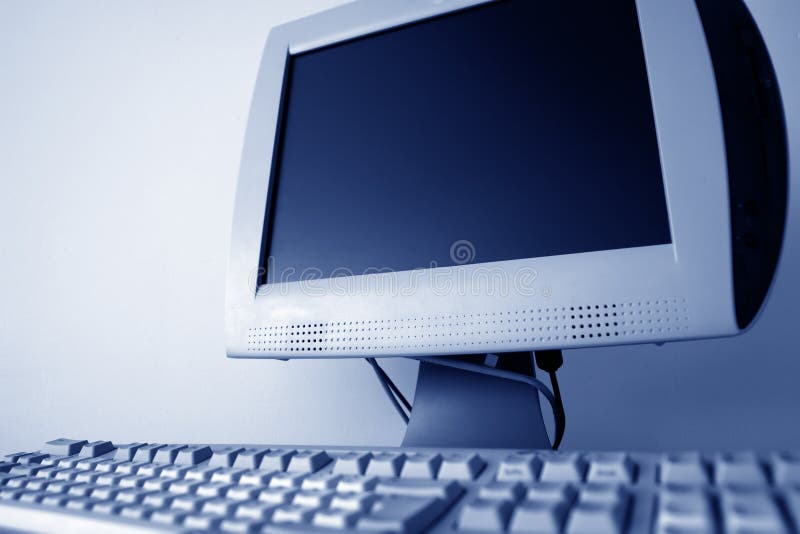 Computer stock image. Image of monitor, device, connections - 244861