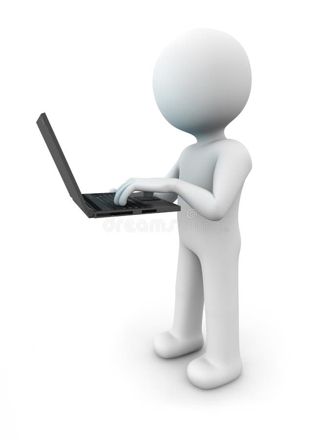 Man Using Computer Stock Illustrations – 38,933 Man Using Computer ...