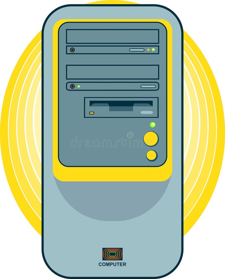 Computer kid stock illustration. Illustration of people - 686290
