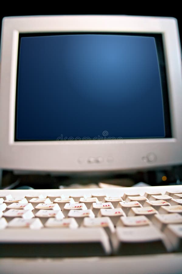 Old computer stock photo. Image of tool, equipment, communication ...
