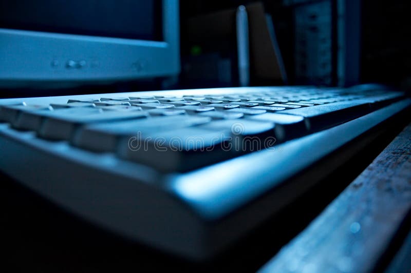 Computer stockfoto. Bild von computer, elektrisch, tastatur - 5622378