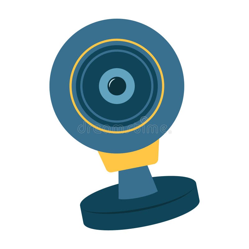 Computer Accessories and Devices in a Flat Style Illustration Stock ...