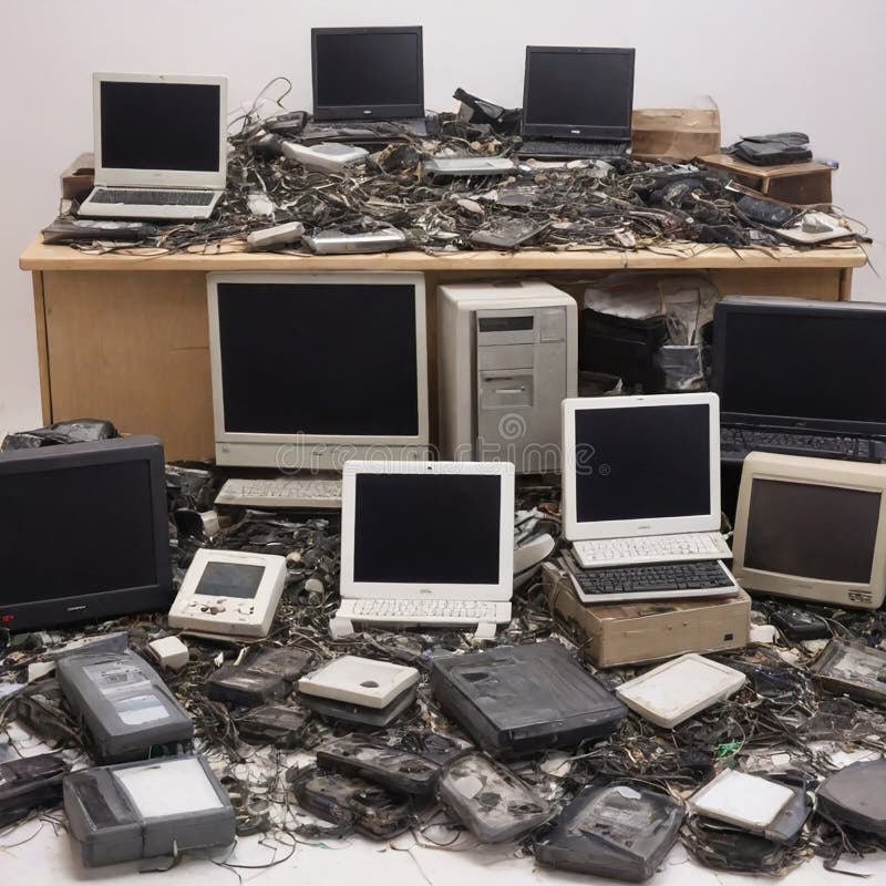 Computer Accessories Set. PC Equipment, Devices. Keyboard, Mouse ...