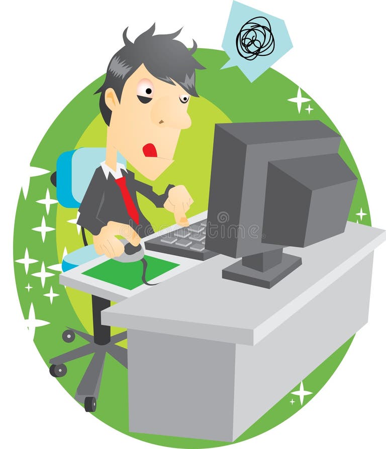 Computer Act Cartoon Stock Illustrations – 261 Computer Act Cartoon ...