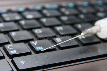 Computer addiction stock image. Image of addict, messenger - 60236797