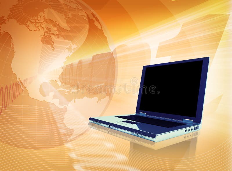 Computer age stock illustration. Illustration of worldwide - 3427756