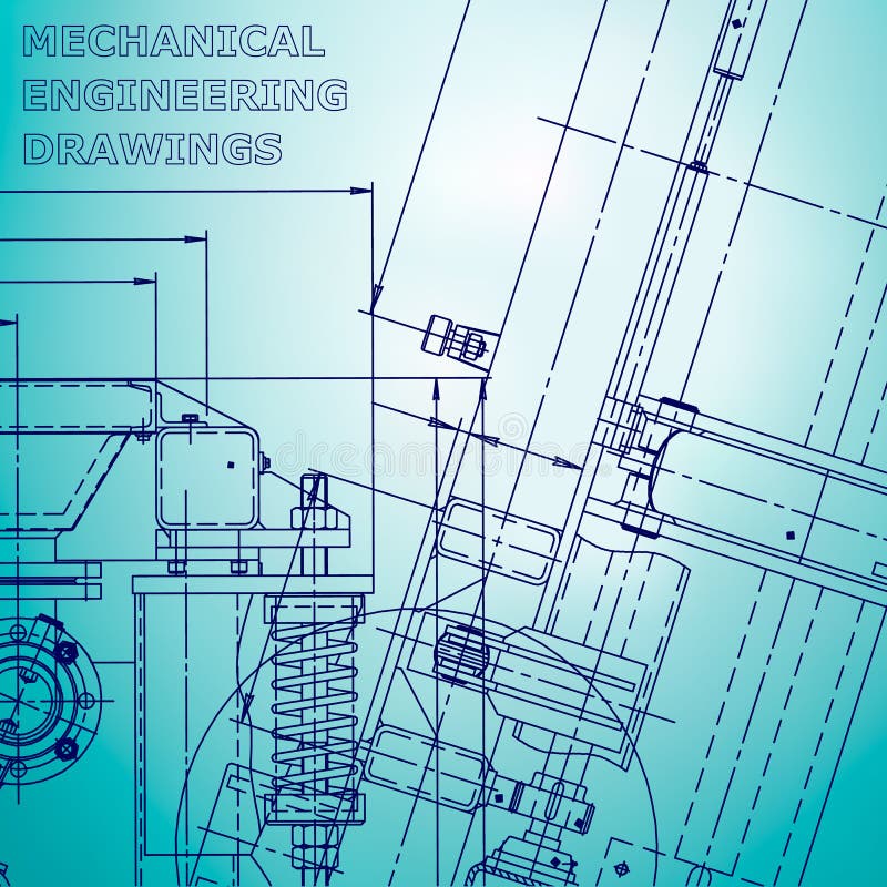 Technical Illustrations, Background Stock Vector - Illustration of ...
