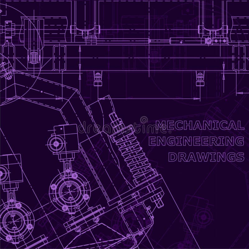 Blueprint. Corporate Identity. Vector Engineering Illustration Stock ...