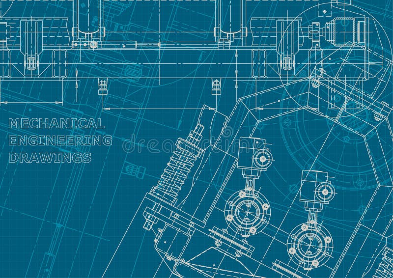 Blueprint. Corporate Style. Mechanical Instrument Making. Technical ...