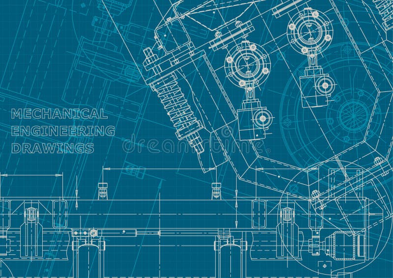 Blueprint. Corporate Style. Mechanical Instrument Making. Technical ...