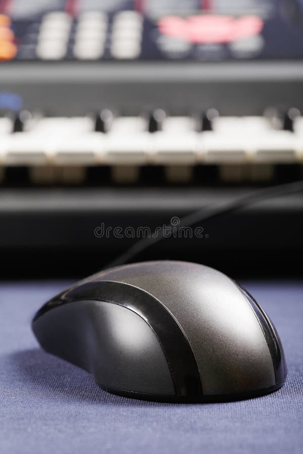 Computer aided music stock photo. Image of closeup, entertainment ...