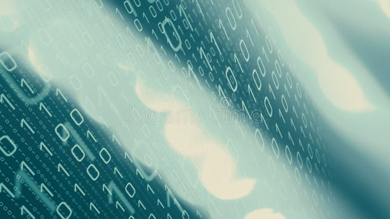 Virus Attack Protection Software Binary Coding Stock Illustration ...