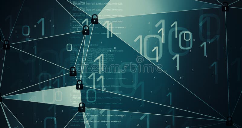 Computer Algorithm Creative Illustration Cybersecurity it Stock Illustration - Illustration of ...