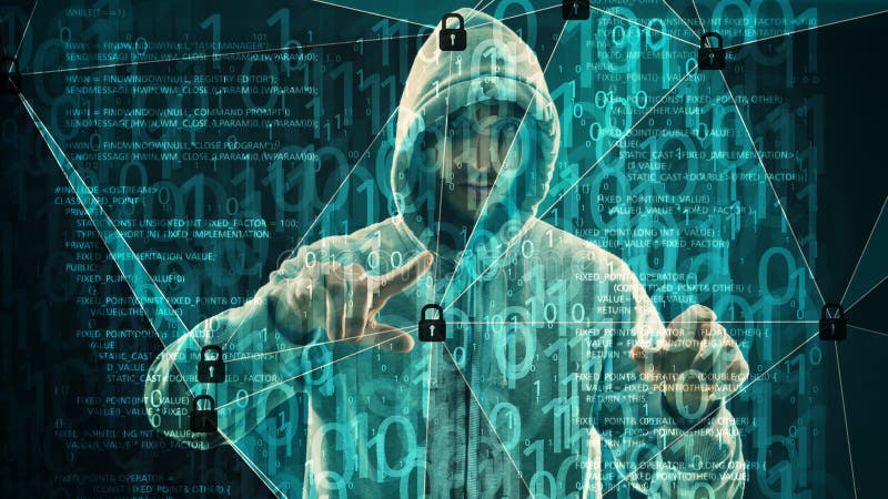 Computer Algorithm Protect Cyber Network Stock Photo - Image of padlock ...