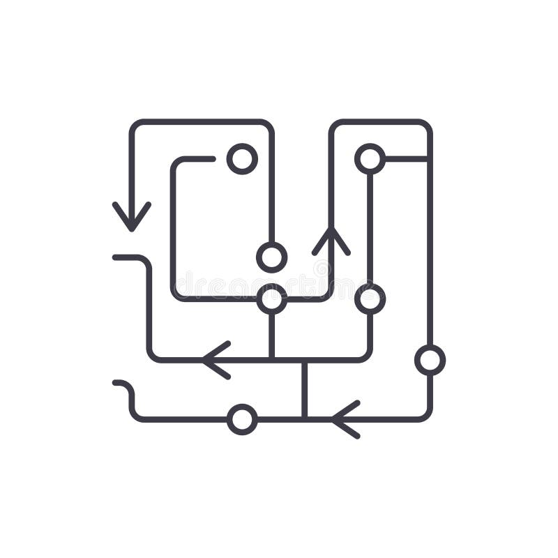 Computer Algorithms Line Icon Concept. Computer Algorithms Vector ... Computer Algorithms Line Icon Concept. Computer Algorithms Vector ...