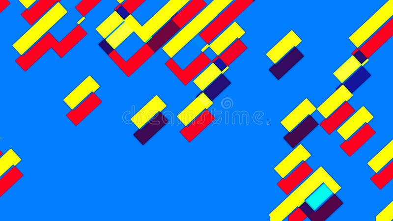 Computer Animated Abstract Blue Background Stock Footage - Video of ...