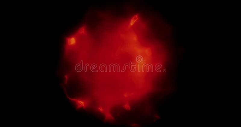 Spinning Abstract Black Sun-like Figure on a Green Screen Background ...